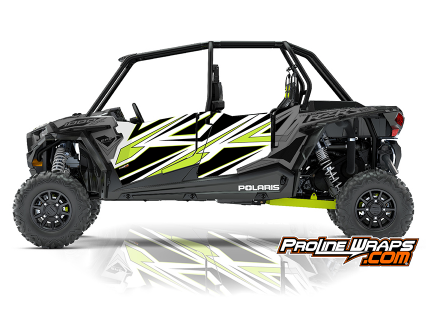 2018 Polaris RZR XP 4 1000 EPS Four Door Factory Graphic Kit White Lig ...