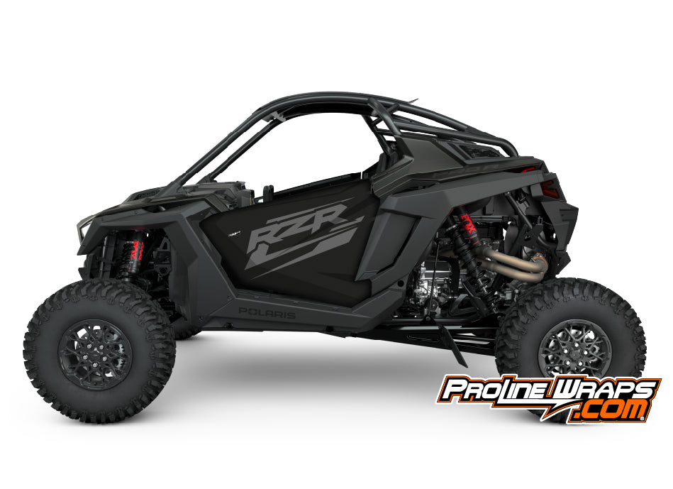 2023 Polaris RZR Pro R - Two Door Factory Graphic Kit - Stealth Black ...