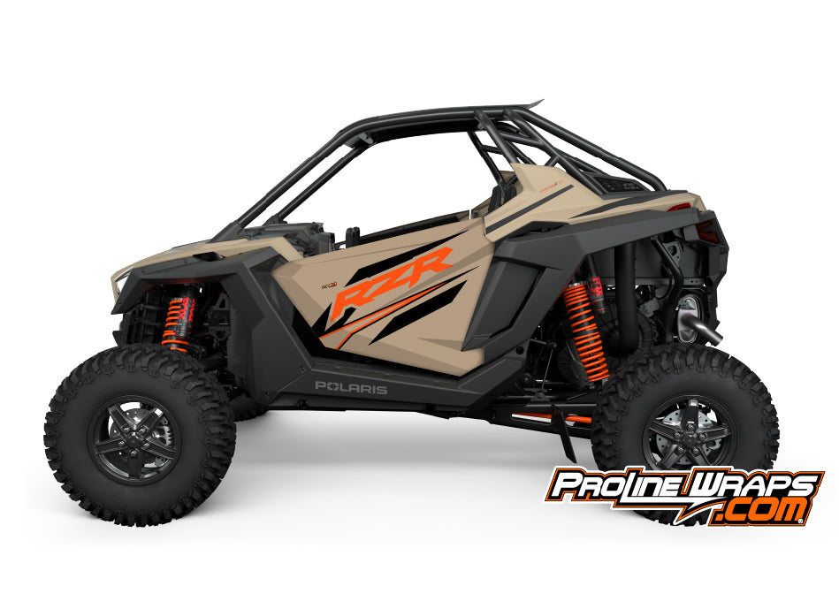 2024 Polaris RZR Turbo R - Two Door Factory Graphic Kit - Military Tan ...