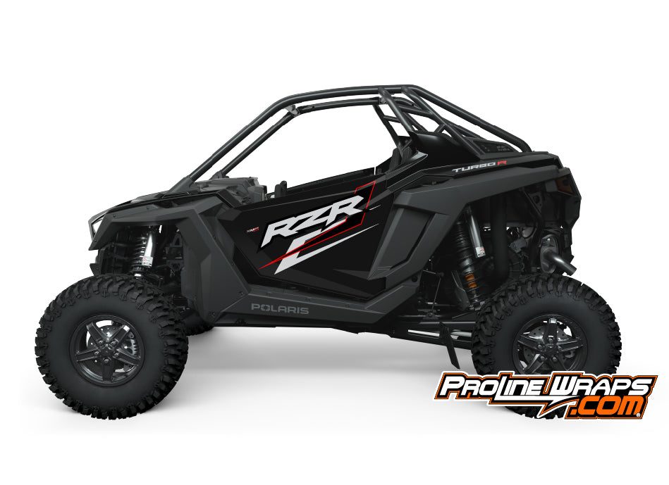 2023 Polaris RZR Turbo R - Two Door Factory Graphic Kit - Onyx Black ...