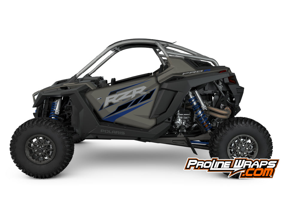 2024 Polaris RZR Pro R - Two Door Factory Graphic Kit - Heavy Metal ...