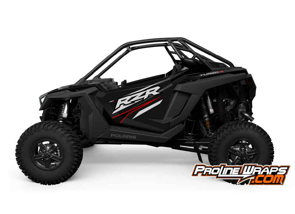 2024 Polaris RZR Turbo R - Two Door Factory Graphic Kit - Onyx Black ...