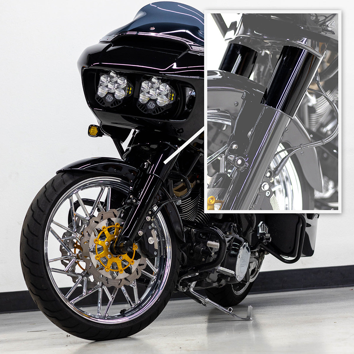 PPF Paint Protection for Harley Davidson Upper Front Forks (Upper Cove ...