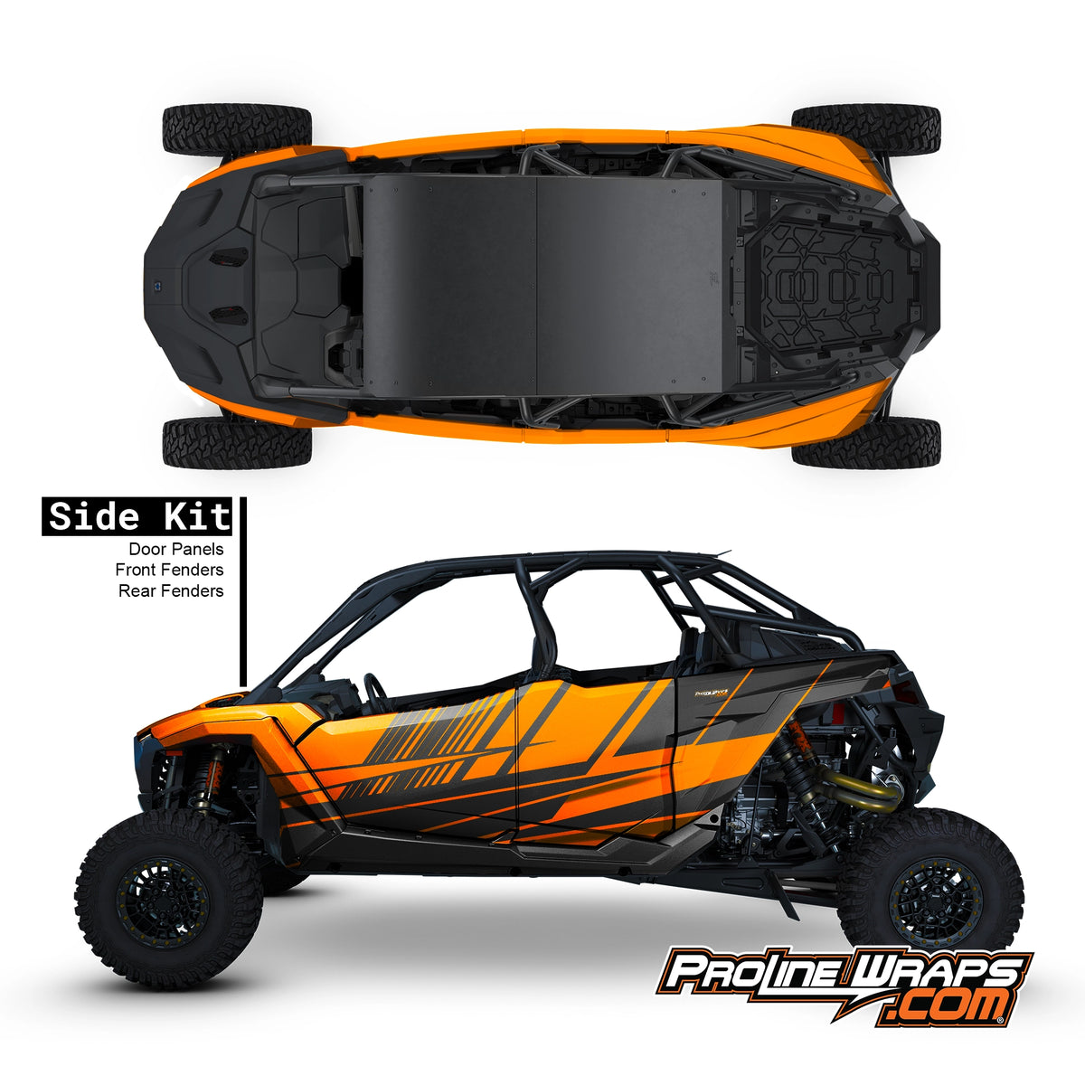 Proline Wraps Series Graphics – Strike - Custom UTV Graphics – Polaris