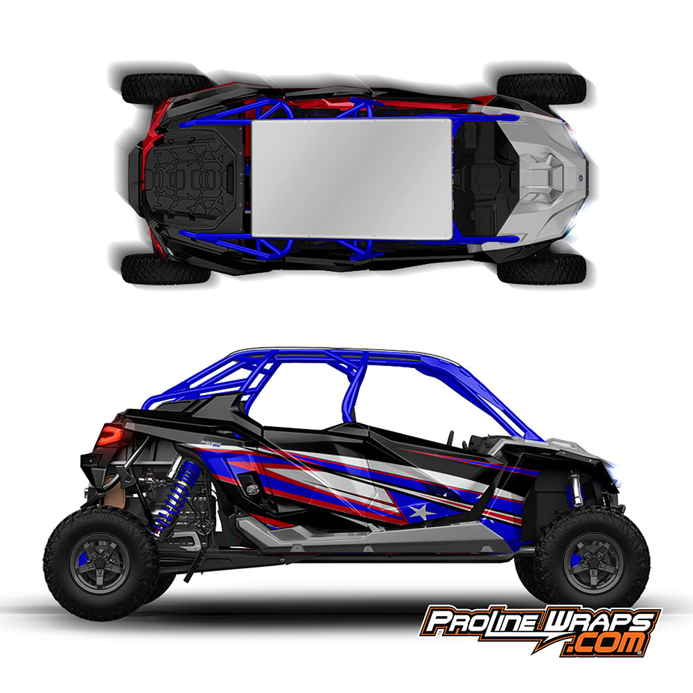 Proline Wraps Series Graphics - Freedom - Polaris RZR Pro XP4
