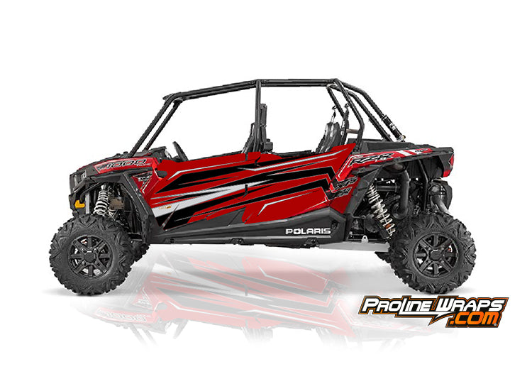 2016 Polaris RZR XP 4 1000 EPS Four Door Factory Graphic Kit Sunset Re ...