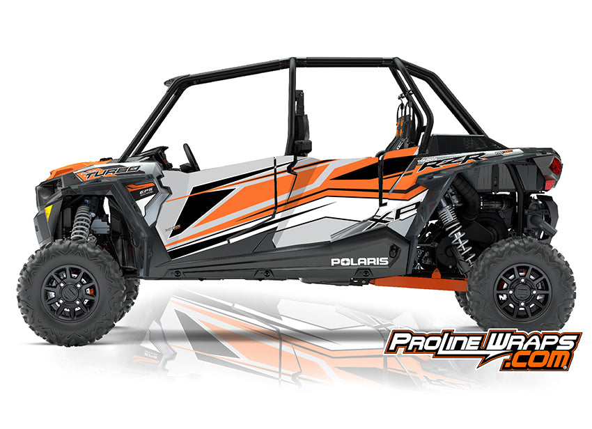 2018 Polaris RZR XP 4 Turbo EPS Four Door Factory Graphic Kit Ghost Gr ...