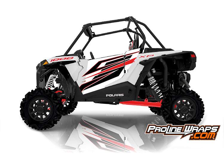2020 Polaris RZR XP 1000 EPS Two Door Factory Graphic Kit White Lightn ...