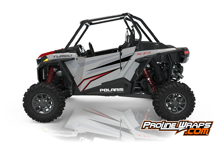 2021 Polaris RZR XP Turbo Two Door Factory Graphic Kit Ghost Gray ...