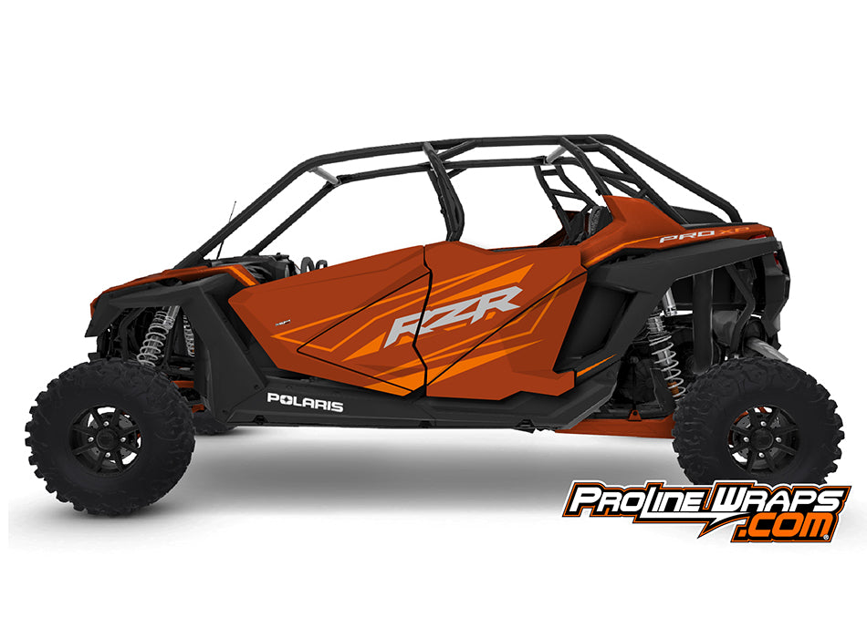 2022 Polaris RZR Pro XP 4- Matte Orange Rust- Factory Aluminum Doors G ...