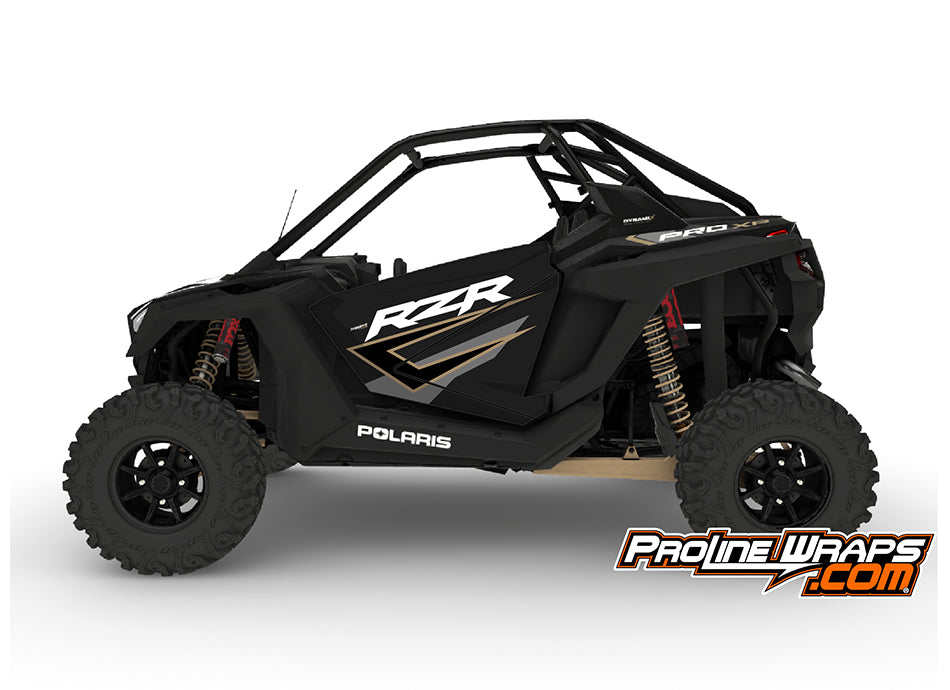 2022 Polaris RZR Pro XP 2- Black Crystal- Factory Aluminum Doors Graph ...
