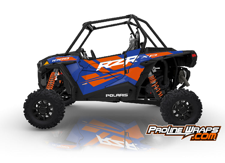 2022 Polaris RZR XP 1000 EPS Two Door Factory Graphic Kit Polaris Blue ...