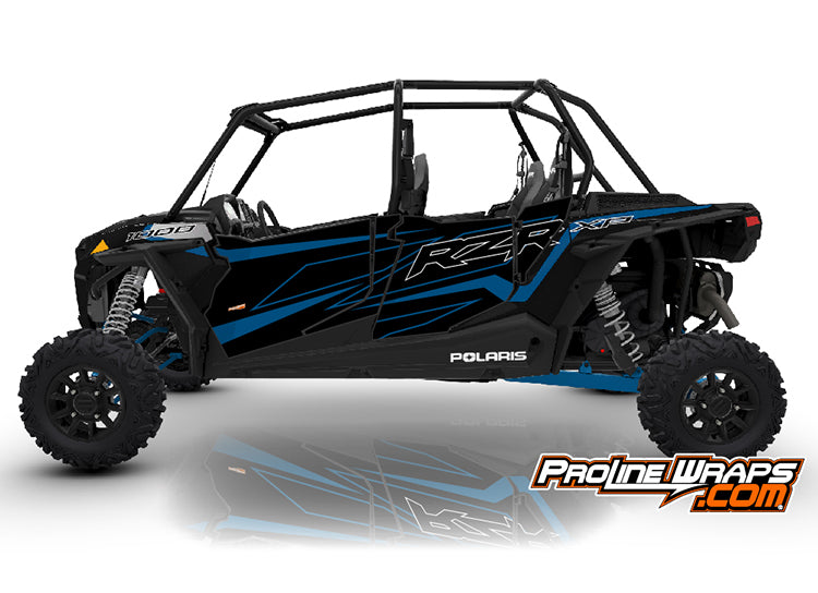 2022 Polaris RZR XP4 1000 EPS Four Door Factory Graphic Kit Black Pear ...
