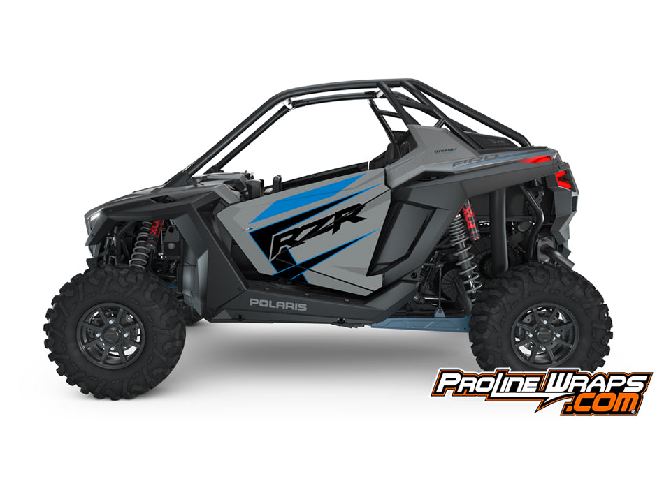 2021 Polaris RZR Pro XP 2- Matte Titanium Metallic- Factory Aluminum D ...