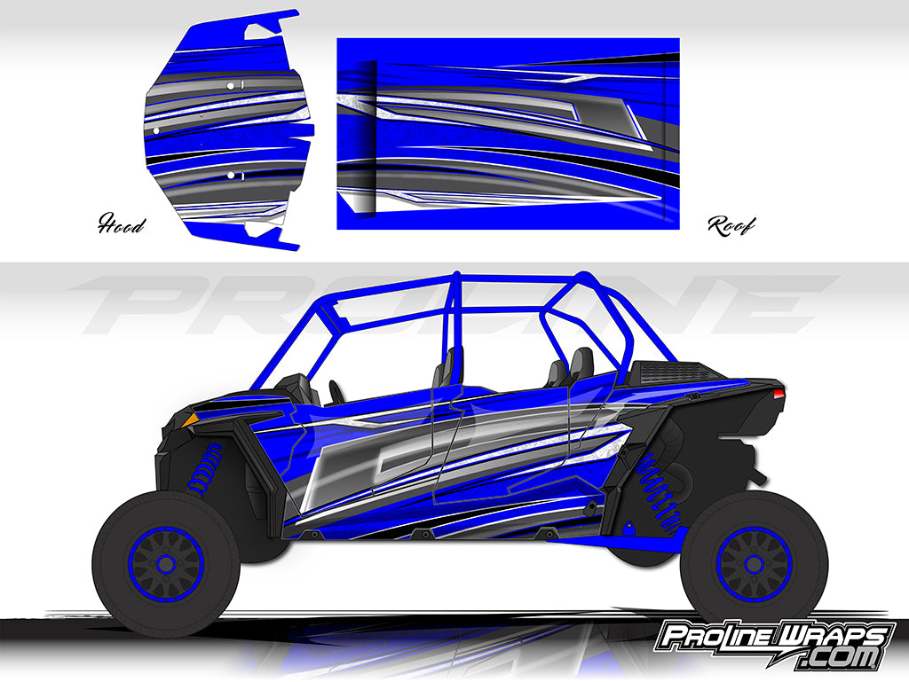 Proline Wraps Series Graphics - Vortex - Polaris RZR XP 4 Turbo S